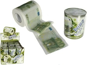 Tentu Global Toaletní papír se 100 € bankovkou