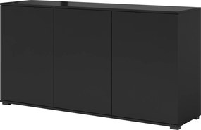 Eka Komoda EMI 3D 150 cm Barva dřeva: Černá