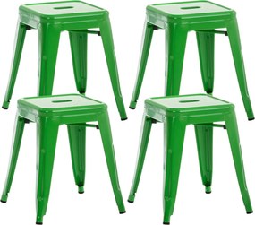 Sada 4 ks stolička Armin – zelená