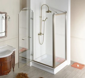 Gelco, ANTIQUE obdélníková sprchová zástěna 900x800 mm, L varianta, GQ1290LCGQ5680C