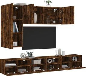 vidaXL 5dílná obývací stěna kompozitní dřevo [3216561] Barva: dub sonoma