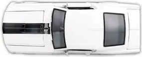 Maisto - 1968 Ford Mustang GT Cobra Jet, bílá, 1:18
