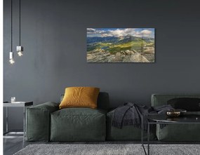 Obraz na skle jezírka salašnický 140x70 cm
