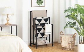 Stojan na ručníky Vasagle Leon hnědý/šedý