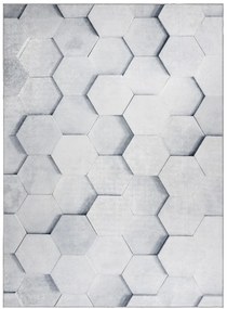 Dywany Łuszczów Kusový koberec ANDRE Hexagon 3D 1180 - 160x220 cm