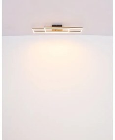 Globo 67208-30 - LED Stropní svítidlo DAKARI LED/30W/230V 3000K 60x80 cm černá