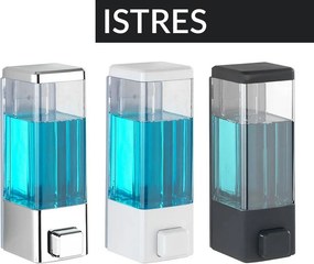 ISTRES Dávkovač tekutého mýdla a dezinfekce, stříbro, 320 ml, Wenko