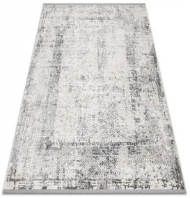 Dywany Luszczow Kusový koberec TULS střapce 51324 Vintage, rámu slonová kost / šedá Rozměr koberce: 240 x 330 cm