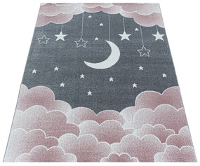 Ayyildiz Dětský kusový koberec FUNNY 2101, Růžová Rozměr koberce: 120 x 170 cm