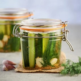 Kilner Clip Top zavařovací sklenice s klipem, kulatá, 0,35 l, 0025.495