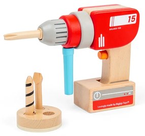 Bigjigs Toys Dřevěná vrtačka