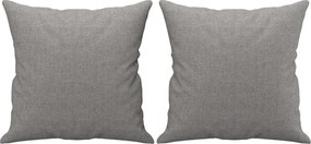 vidaXL Dekorační polštáře 2 ks 40 x 40 cm textil [349471] Barva: Tmavě šedá