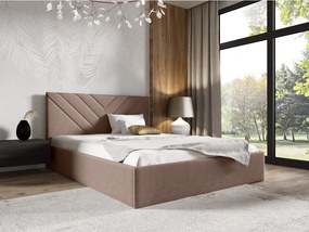 Eka Čalouněná postel LIZA 120x200 cm Barva látky Trinity: Světle modrá (Trinity 2322), Úložný prostor: Bez úložného prostoru