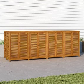 Zahradní úložný box 280 x 87 x 104 cm masivní akáciové dřevo 3155244