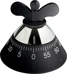 Alessi Kitchen Timer Kuchyňská minutka černá