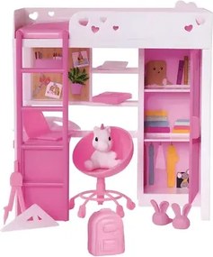 SIMBA Panenka Evi Love Evička Můj pokojíček / 12 cm / s postýlkou, pra