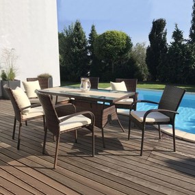 13-dílný zahradní ratanový set Avenberg ESPERIA II. jakost