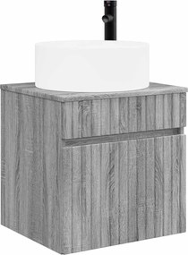 Sada koupelnových skříněk 3 ks Šedý Sonoma 49 x 44,5 x 65,5 cm 3405783
