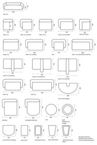 Krémová, Dvoumístná pohovka PIAVE, 204 cm