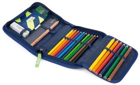 Školní penál Ergobag - Fluo drak 2024