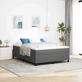 Postel s boxspringem Světle šedá a bílá 140 x 190 cm 3337462