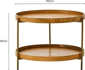 Kulatý odkládací stolek ø 60 cm Viborg – Premier Housewares