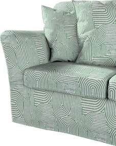 Potah na pohovku IKEA  Tomelilla 3-místná nerozkládací barva zelená látka pletený vzor, vzorované