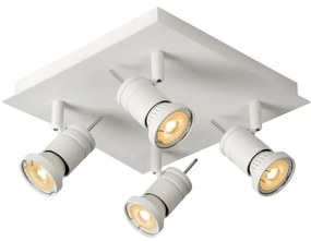 Lucide | Lucide 17990/19/31 - LED bodové svítidlo TWINNY-LED 4xGU10/4,5W/230V bílé 25cm | LC1341