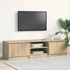 TV stolek dub sonoma 140 x 40 x 35,5 cm kompozitní dřevo