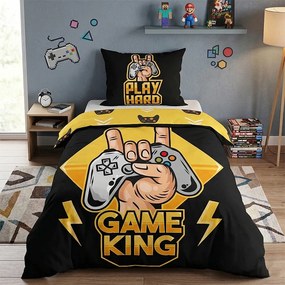 Bavlněné povlečení Gamer King