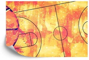 Fototapeta Abstraktní Basketbalové Hřiště Hladký vinyl 416x254