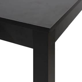 vidaXL Barový stůl MDF černý 115 x 55 x 107 cm [240378]