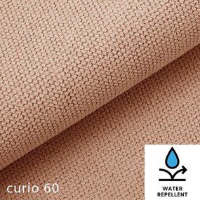 Malá sedací souprava SLIM | 179x235 cm | LEVÁ | 60 starorůžová | rozkládací + úložný prostor