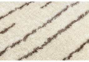 Kusový koberec shaggy Kylar kruh krémový 120cm 120cm