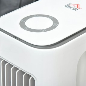 chladič vzduchu 2 v 1 s vodním chlazením 5l nádrž na vodu, 12h časovač, pro 20 ㎡