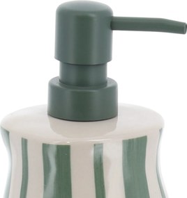 Dávkovač mýdla Nola, kombinace barev/se zelenými prvky, 350 ml
