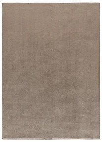 Hnědý koberec z mikrovlákna 160x220 cm Coraline Liso – Universal