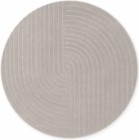 Vikosa, Kusový koberec Vikosa Arcura 106270 Light Grey kruh, 200x200 (průměr) kruh, šedá, ložnice