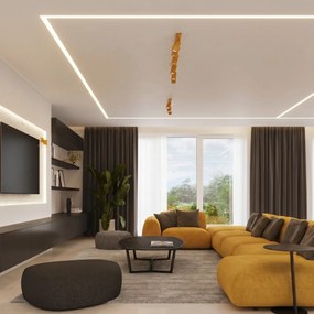 Sollux Lighting Stropní svítidlo RING 2 žluté