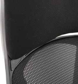 Ergonomická kancelářská židle VIGELTI - černá síťovina