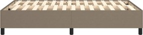 Rám postele s boxspringem taupe 120 x 200 cm textil 3120850