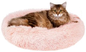 SPRINGOS Pelíšek pro psa / kočku 70 cm,  světle růžový SPRINGOS ROYAL PA0102-XG