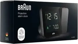 Braun BC15 černá / Digitální budík / LCD / DCF (Rádiem řízené) / 1x AA