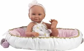 Llorens 73806 NEW BORN HOLČIČKA - realistická panenka miminko s celovi