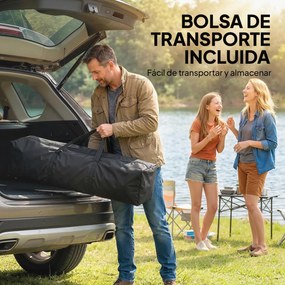 Outsunny skládací altán 3x3 m Pop-up s UPF50+ 4 odnímatelné boční díly nastavitelné výšky a cestovní taška bílá