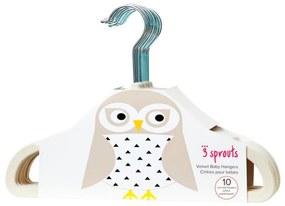 3 SPROUTS Ramínka 10 ks 3 Sprouts Owl Beige