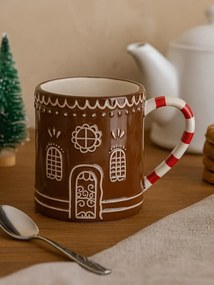 Sinsay - Hrnek s vánočním motivem - hnědá