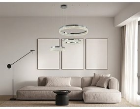LED Stmívatelný křišťálový lustr na lanku THALIA LED/120W/230V 3000-6000K + DO