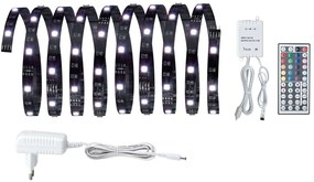 Paulmann 70430 ECO Basic Set, LED pásek s trafem a dálkovým ovladačem, 19W LED RGB, 300cm