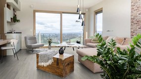PVC podlaha - lino GERFLOR LOFTEX 2169 Boutic Light Grey - šedé dřevo ŠÍŘKA: 2 m